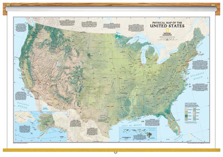 Unites States Wall Maps (Free Shipping)