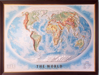3 Dimensional World Map