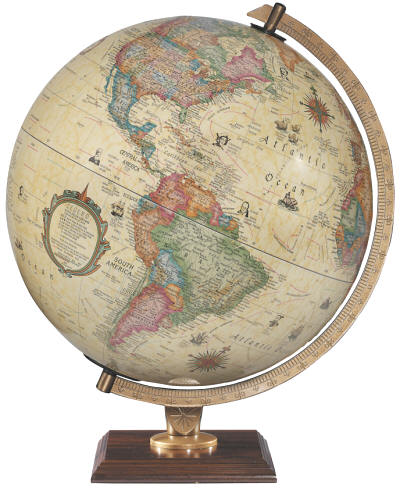 CARLYLE - Illuminated Desktop World Globe by Replogle Globes (Free ...